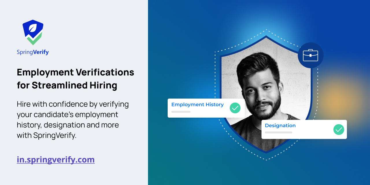 Employment Verification Service | SpringVerify India